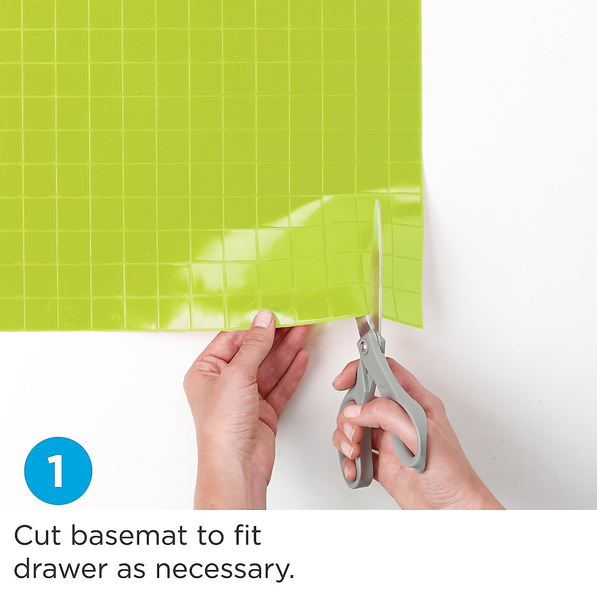 KMN Home DrawerDecor Lime Customizable Drawer Organizer 21 Piece Deluxe Starter Kit