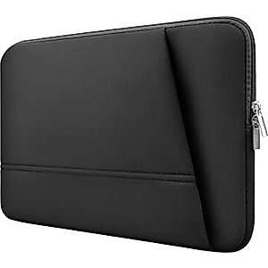 Laptop Sleeve, Laptop Case, Laptop Sleeve 15.6 inch, TEDNETGO Durable HP Lenovo Bag Case, Computer Bag Briefcase Carrying Bag Case 15 16 inch with Pockets for Dell Asus Gifts for Women Men, Black