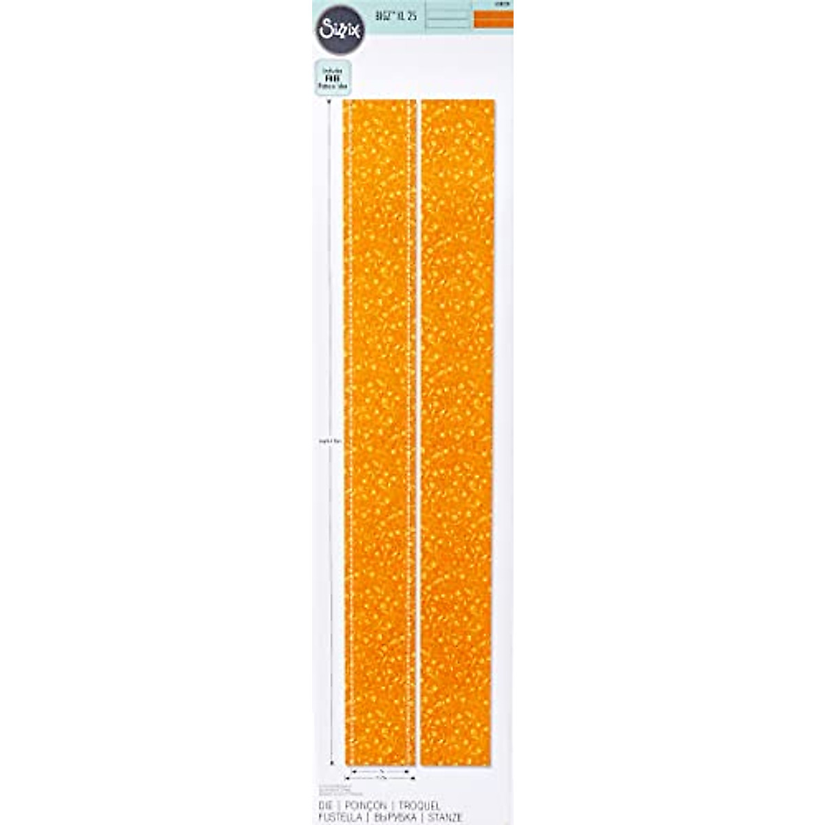 Sizzix Bigz XL Die 658328, 25” Wide Strips, One Size, Multi Color