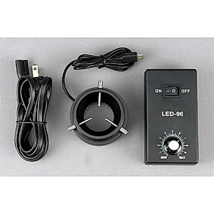 AmScope LED-96S 96 LED Ring Light For Single Zoom Microscopes