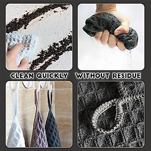 patiparrto Barista Micro Cloth Set 4 Pack Microfiber Cleaning Cloth Espresso Barista Cleaning Towels Coffee Bar Towel Cleaning Rags Espresso Machine Cleaning Accessories 12"x12"