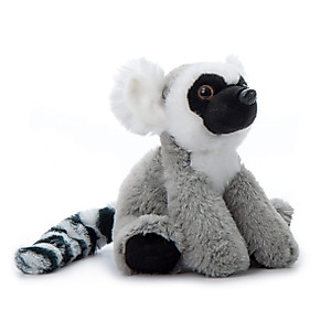 The Petting Zoo Ringtailed Lemur Stuffed Animal, Gifts for Kids, Wild Onez Zoo Animals, Ringtailed Lemur Plush Toy 9 inches