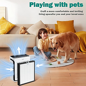 WXFANA 2 Pack Replacement Filters Compatible with LEVOIT Vital 100S Air Purifier, H13 True HEPA Filter Replacement for LEVOIT Vital 100s, for Vital 100S-P, for 100S-RF