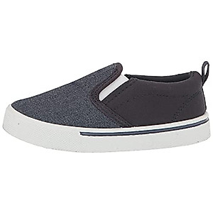 OshKosh B'Gosh Boy's Austin Slip On Shoe, New Navy, 10 Toddler