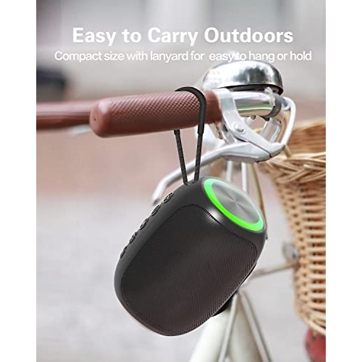 MEGUO Bluetooth Speakers, A66 Wireless Speakers,5W Portable Wireless Speakers with Clear Sound,Multi Playing Modes, Compatible with Cellphone, PC for Home or Outdoors