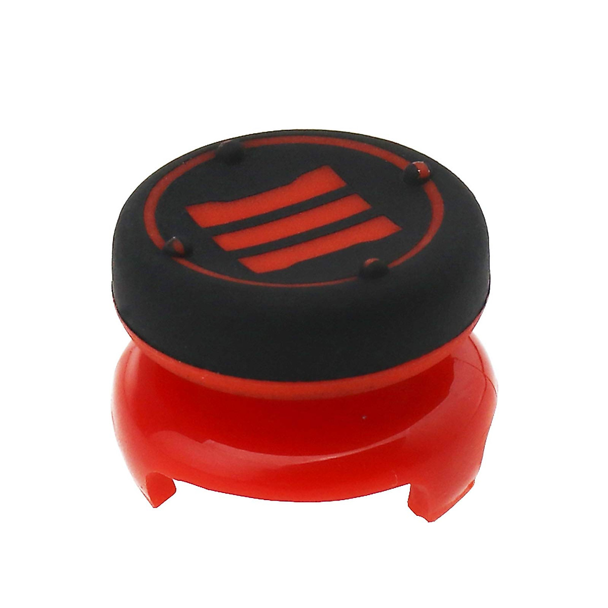 2pcs Division Thumb Grips Analog Sticks Extender Compatible with PS4 360 Controller Red