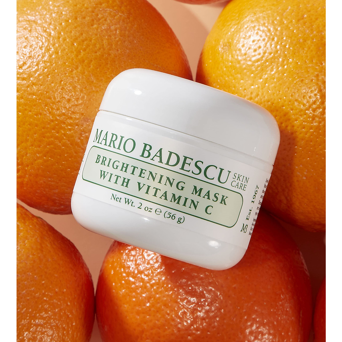 Mario Badescu Brightening Mask with Vitamin C for All Skin Types | Face Mask That Brightens Skin and Unclogs Pores | Formulated with Vitamin C & Kaolin Clay | 2 FL OZ