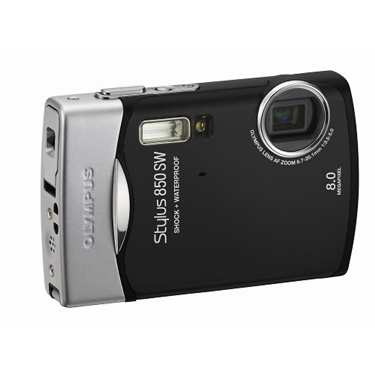 Olympus Stylus 850SW 8MP Digital Camera with 3x Optical Zoom (Black)