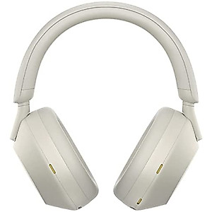 Sony WH-1000XM5S Noise Canceling Wireless Headphones - 30hr Battery Life - Over-Ear Style - Optimized for Alexa and Google Assistant - Built-in mic for Calls - Silver/Gold