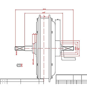 Color Display, Electric Bike Conversion Kit 52V 2000W Rear Motor Wheel Bicycle Kit with Sine Wave Controller, 7 Speed flywheel (26inch)