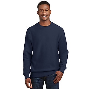 SPORT-TEK Super Heavyweight Crew Neck Sweatshirt F280, True Navy, Medium