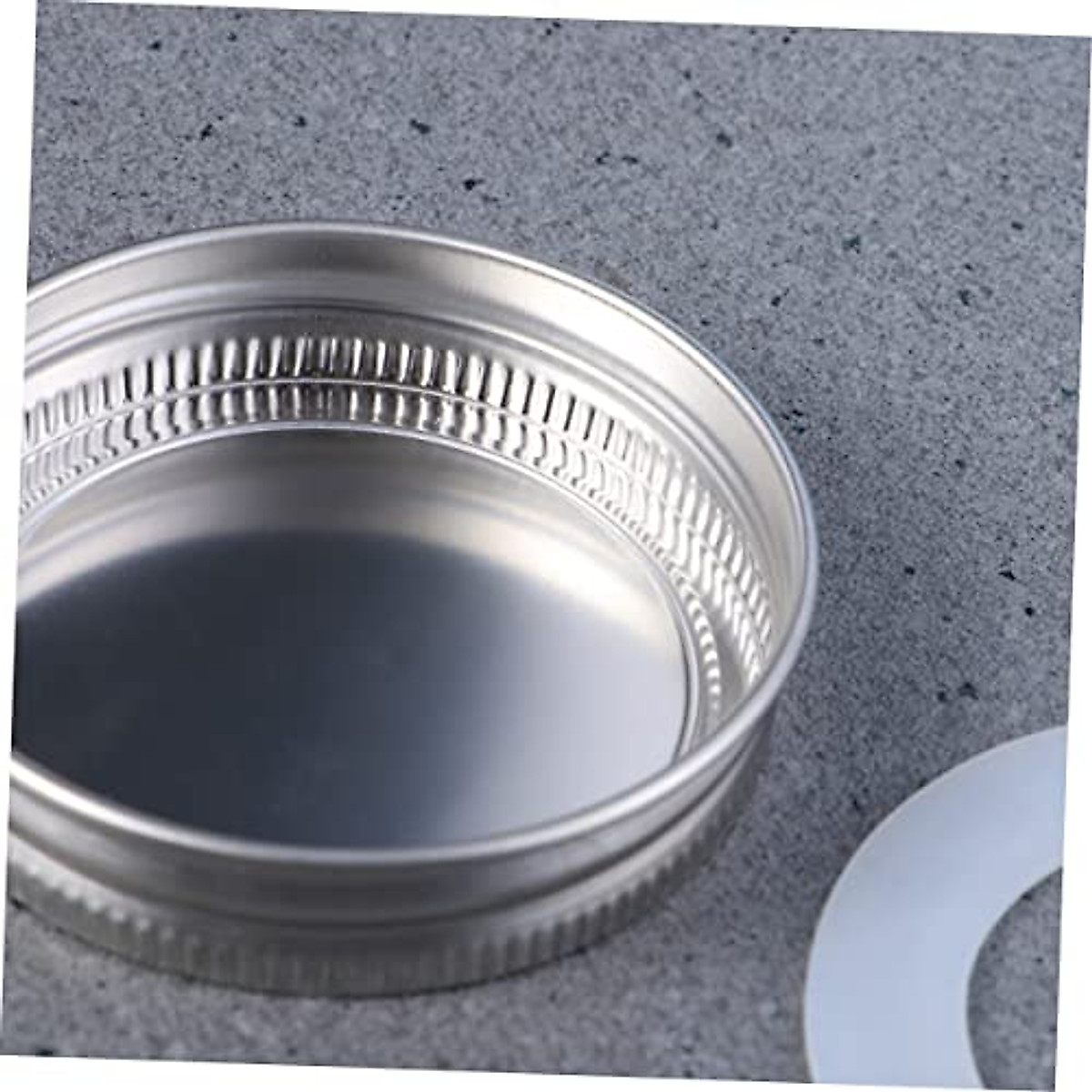 Mason Jar Lids Wide Mouth 1 5pcs Mason Jar Ball Canning Lids Jar Sealing Lid Home Use Mason Jar Lid Sealing Lid with Silicone Gasket Leakproof Cover Sealing Cap Can Lid Metal