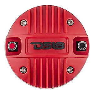 DS18 PRO-DR1.35 1.35” High Temperature Kapton Voice Coil Screw-On Tweeter Compression Driver - 400 Watts Max Power, 200 Watts RMS, 8 OHMS, Titanium Diaphragm, Set of 1