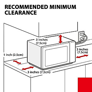TOSHIBA EM131A5C-BS Countertop Microwave Ovens 1.2 Cu Ft, 12.4" Removable Turntable Smart Humidity Sensor 12 Auto Menus Mute Function ECO Mode Easy Clean Interior Black Color 1100W
