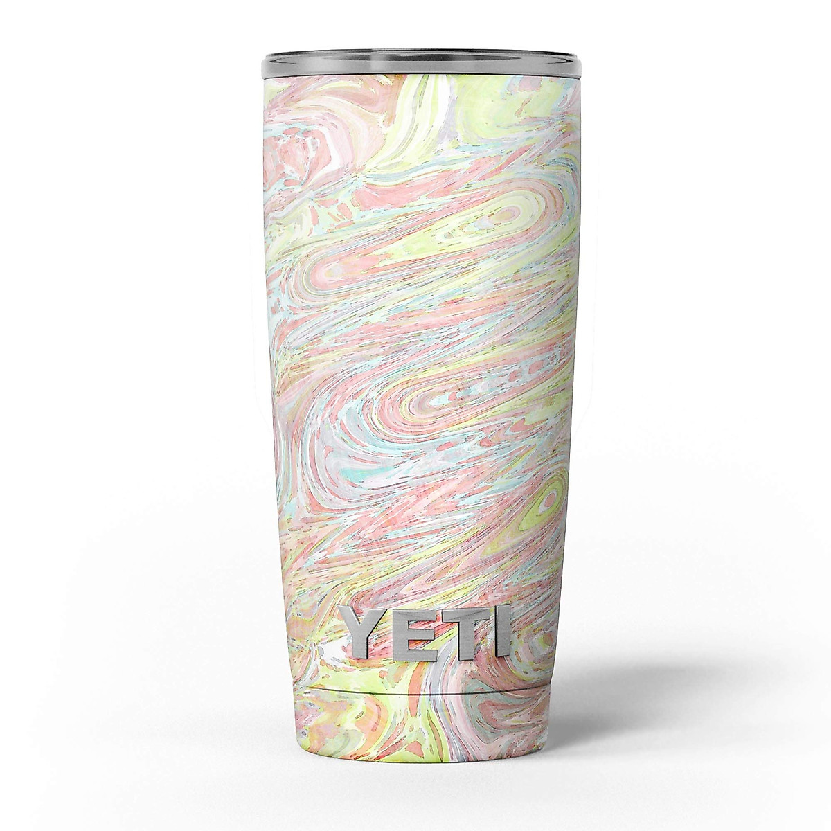 Design Skinz Slate Marble Surface V36 - Skin Decal Vinyl Wrap Kit Compatible with The Yeti Rambler Cooler Tumbler Cups