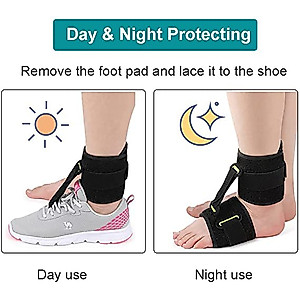 Furlove Kids AFO Drop Foot Brace for Children Improve Walking Gait, Effective Relieve Pain for Achilles Tendon Cerebral Palsy, Motor Nerve Damage (5-15 Years Old)