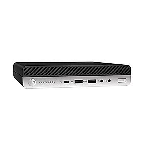 HP EliteDesk 800 G3 Mini Desktop PC, Intel Core i7-6700T 2.8GHz, 16GB RAM, 512GB SSD, Win10Pro (Renewed)