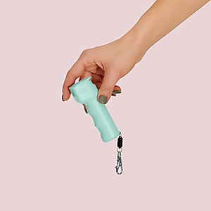Plegium Standard Pepper Spray (Mint Green) – Maximum Strength, 10 ft Range, 4-yr Battery (no Charging Needed)