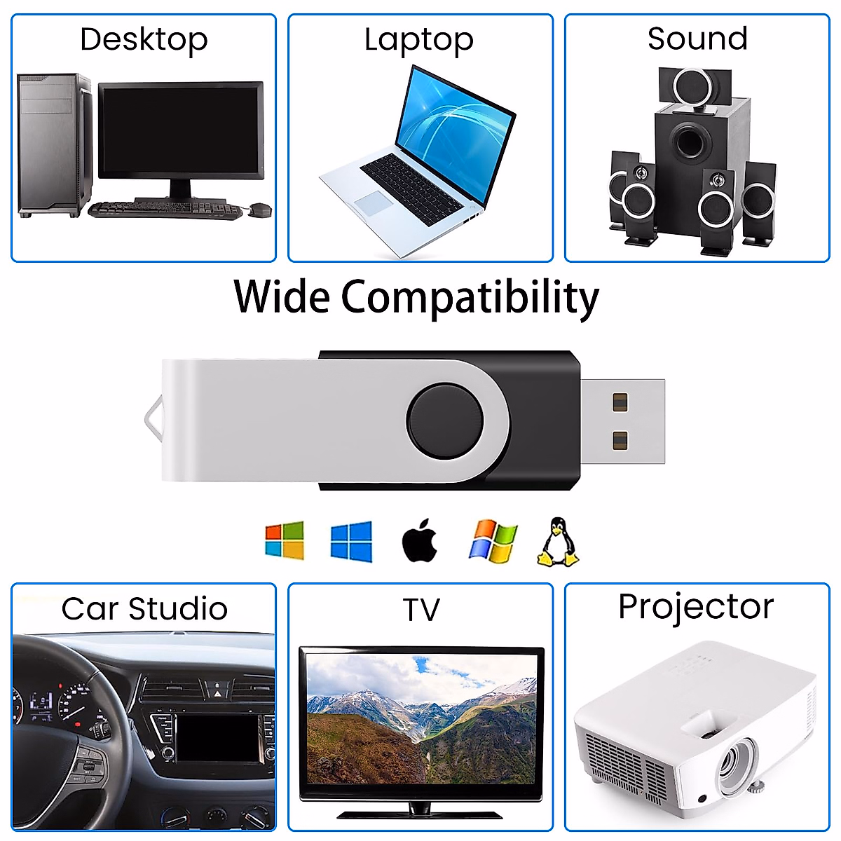 FunnyFlash Drive 32GB, USB2.0 AreTop Cute Cartoon Miniature Skeleton Shape Thumb Drives Memory Stick Pen Drive for Date Storage Gift for School Students Kids Children Boys