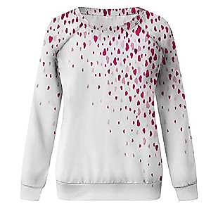 Women Valentine Shirts Trendy New Years Eve Top Stocking Stuffers for Teens 2023 Pink