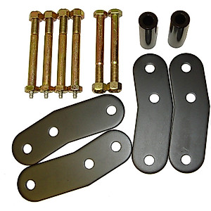 Rugged Ridge 18265.18 Suspension Leaf Spring Shackle Kit, Rear, 1 Inch Lift, HD; 87-95 YJ
