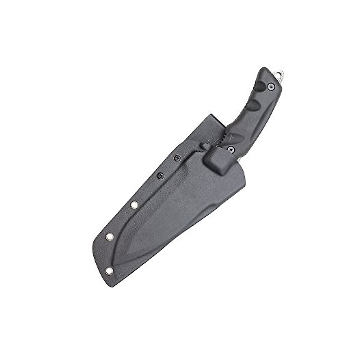 Wartech S-3020 Milspec Tactical Overall Full Tang Stonewash Blade with ABS Handle Hunting Knife, 11", Black