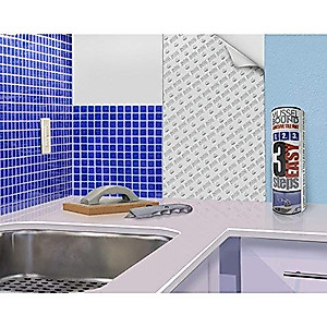 MusselBound 15-sq ft White Plastic Tile Membrane Peel-Set-Grout No Mortar.