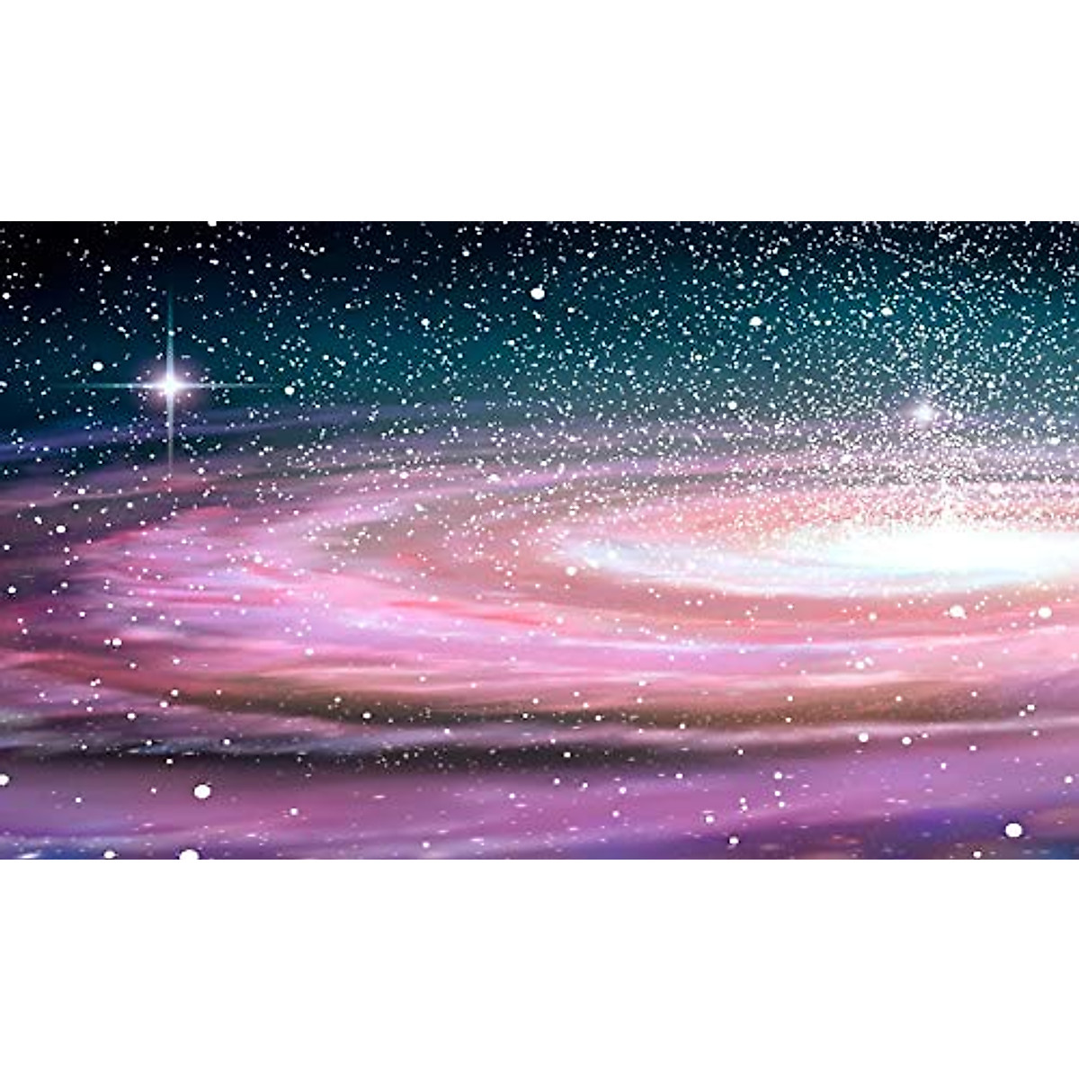 Visual Art Decor Modern Canvas Wall Art Starry Galaxy Universe Space Picture Prints Home Office Living Room Wall Decoration Astronomy Exhibition Decor (5 Pieces Large)