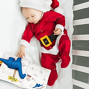 Jonzoo Soft Baby Books 6-12-18 Months, Dinosaur Crinkle Book for Baby, Newborn Infant Montessori Tummy Time Toys 0-6-12 Months, Baby Cloth Book, Car Seat Stroller Toy, Baby Boy Girl Gift 0-6-12 Months