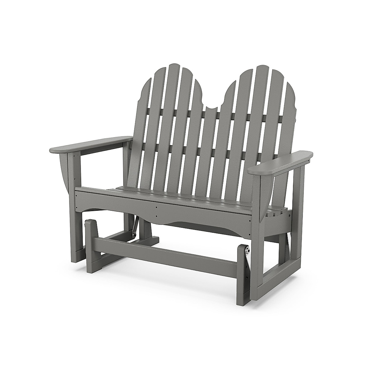 POLYWOOD® Classic Adirondack Glider, Slate Grey