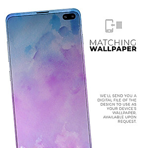 DesignSkinz Washed 4322 Absorbed Watercolor Texture Protective Vinyl Decal Wrap Skin Cover Compatible with The Samsung Galaxy S20 (Screen Trim & Back Glass Skin)