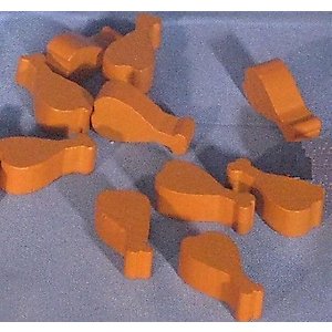 Mayday Games 10 Meat or Chicken Leg Token Set