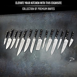 Zelite Infinity Butcher Knife 7 Inch, Meat Cleaver Knife, Chopping Knife, Meat Knife, Meat Cutting Knife, Big Knife, Chinese Cleaver Knife - German High Carbon Stainless Steel - Razor Sharp Knife