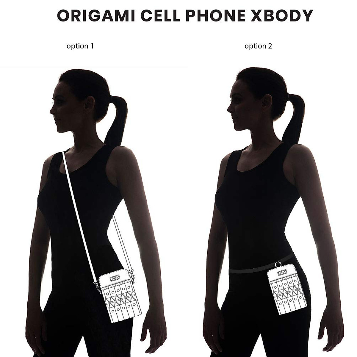 Chala Cell Phone Crossbody Purse - Handbag with Adjustable Strap (Olive_ 609 Sunflower)