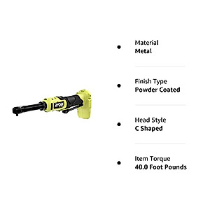 RYOBI ONE+ HP 18V Brushless Cordless 1/4 in. Extended Reach Ratchet (Tool Only) - PBLRC01B