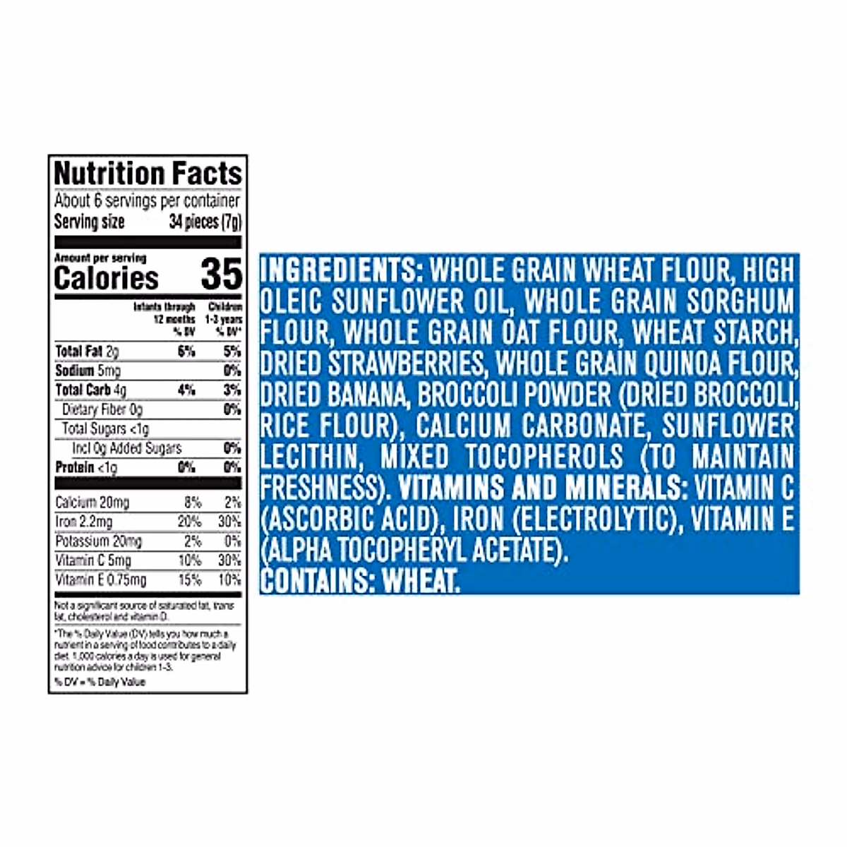 Gerber Snacks for Baby Wonder Foods Superfood Hearts Puffed Multigrain Snack, 2 Flavor Variety Pack, 1.48-Ounce Resealable Pouches (Pack of 4 Pouches)