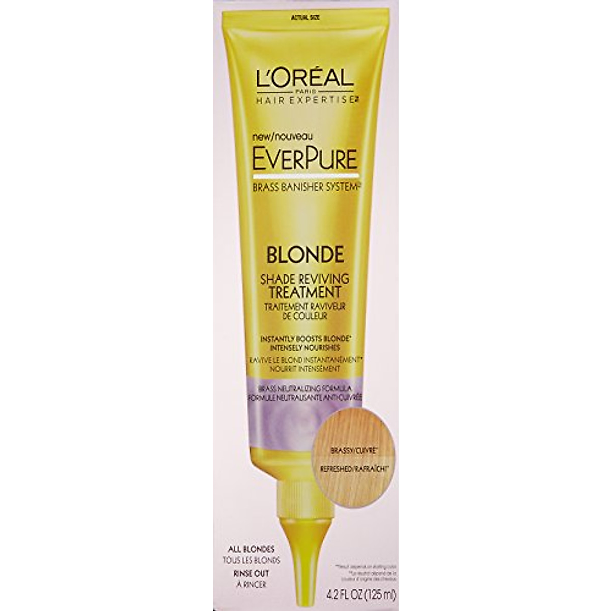 L’Oréal Paris Hair Care Expertise Everpure Reviving Treatment Formula, Blonde, 4.2 Fluid Ounce