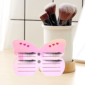 Beavorty Eyelash Display Pallets Acrylic Lash Tile Acrylic Eyelash Table Dedicated Extension Board Lash Eyelash Acrylic Board