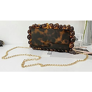 Solyinne Womens Clutch Purse Evening Bag Envelope Acrylic Evening Clutch Bridal Wedding Party Club Purses Handbags