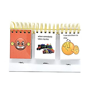 MAD Skillz: A Thoughts & Emotions Sentence Completion Card Game for Taking Control of Feelings/Emotions; Autism; ADHD; Helps Kids Make Positive Choices; Teaches Mindfulness; Hardcover and Laminated