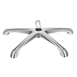 Kaleurrier Chair Stool Base,Office Chair Replacement Parts,Reinforced Sturdy Aluminum 5 Legs Base,Heavy Duty Holds up 400 lbs,in Universal Standard Size - 25 inches (25.2")