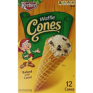 Keebler 12-Count WAFFLE CONES 5oz (2 Pack)