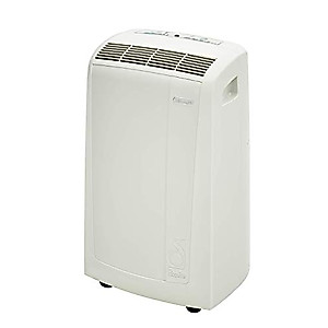 De'Longhi 3-in-1 Portable Air Conditioner, Dehumidifier & Fan + Remote Control & Wheels, 400 sq ft, Large Room, 6000 (DOE) / 10000 BTU (ASHRAE), White, PACN250GN (Renewed)