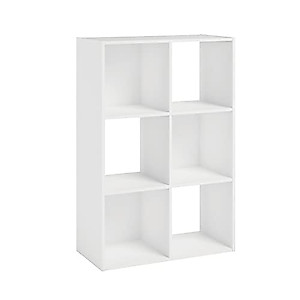 Sauder 6-Cube - 1/2" Construction, White Finish