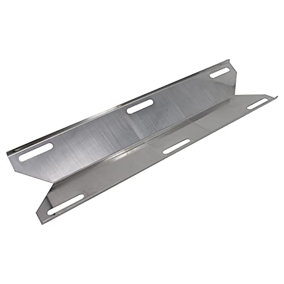 2-Pack BBQ Grill Heat Shield Plate Tent Replacement Parts for Kirkland 720-0433 - Compatible Barbeque Stainless Steel Flame Tamer, Guard, Deflector, Flavorizer Bar, Vaporizer Bar, Burner Cover 15"