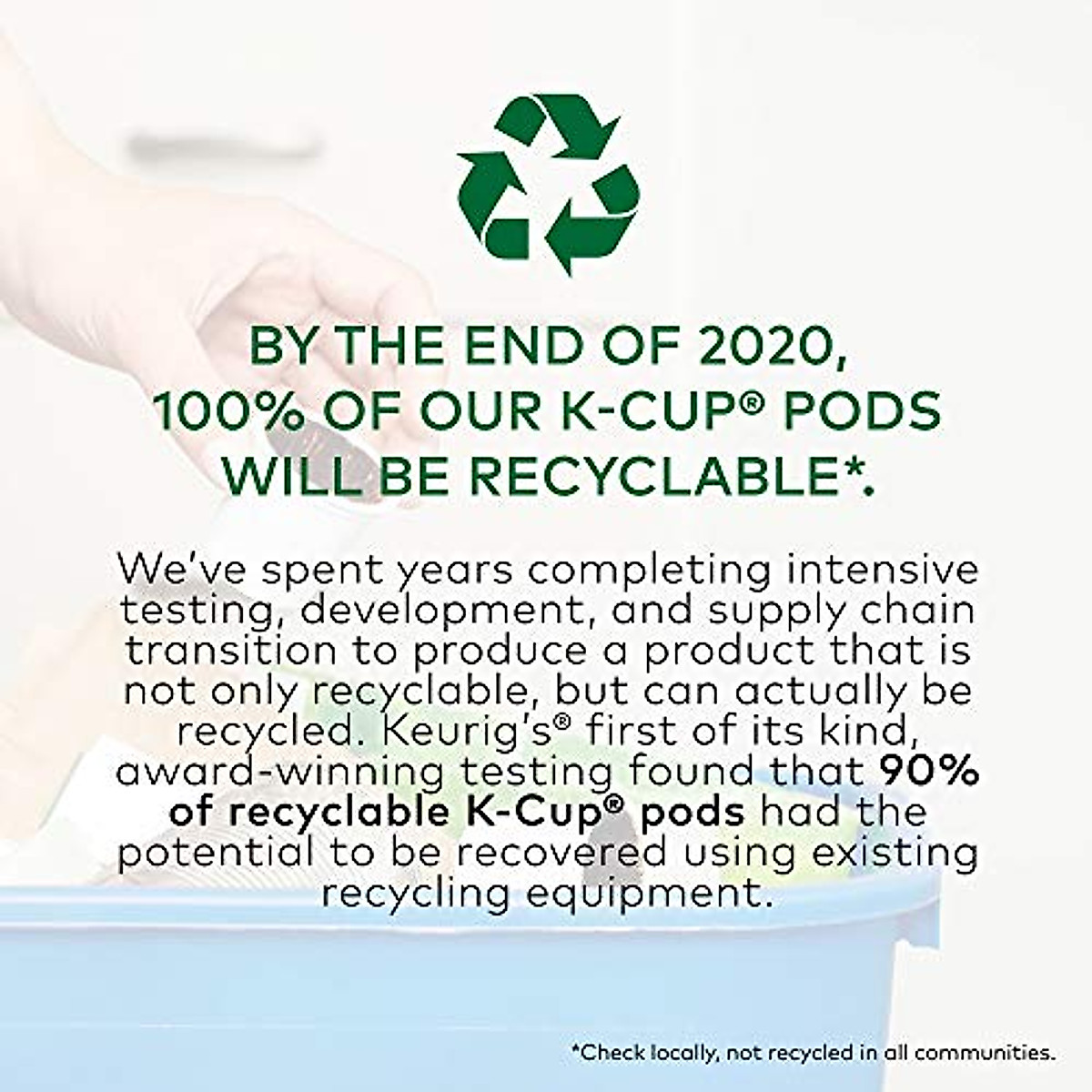 Green Mountain Coffee Roasters Vermont Country Blend, Single-Serve Keurig K-Cup Pods, Medium Roast Coffee, 12 Count (6 Pack)