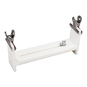 NBEADS Acrylic Bracelet Jig, Adjustable Paracord Jig Wristband Maker U Shape Clear Scale Bracelet Weaving Jig Maker DIY Wristband Rope Knot Braided Fixing Tools with 2 Clips, White