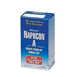Alcon Naphcon Eye Drops, Allergy Relief 15 ml