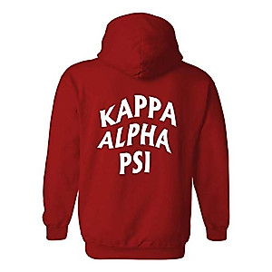 Kappa Alpha Psi Social Hooded Sweatshirt X-Large Red