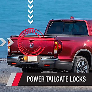 Pop & Lock - Power Tailgate Lock for Honda Ridgeline, Fits 2005 – 2019 Models (PL8600, Works with or Without Backup Camera)